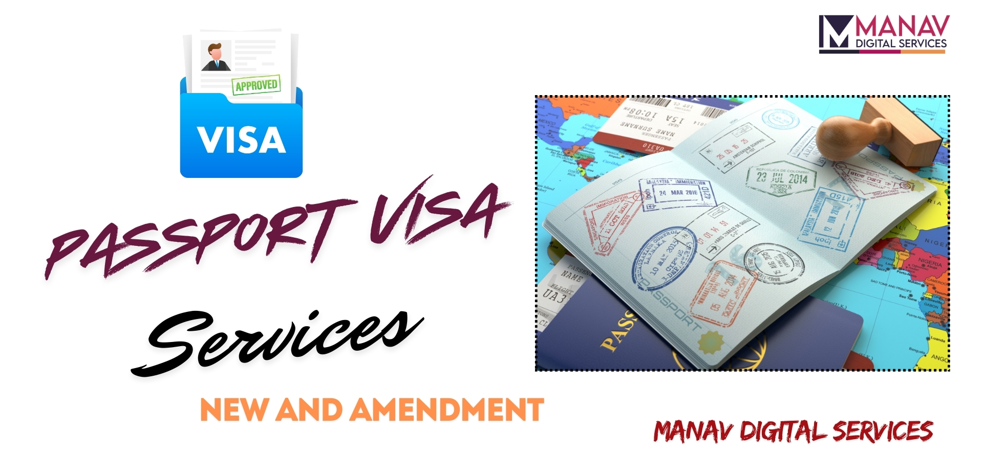 Passport and Visa Services - Manav Digital Services